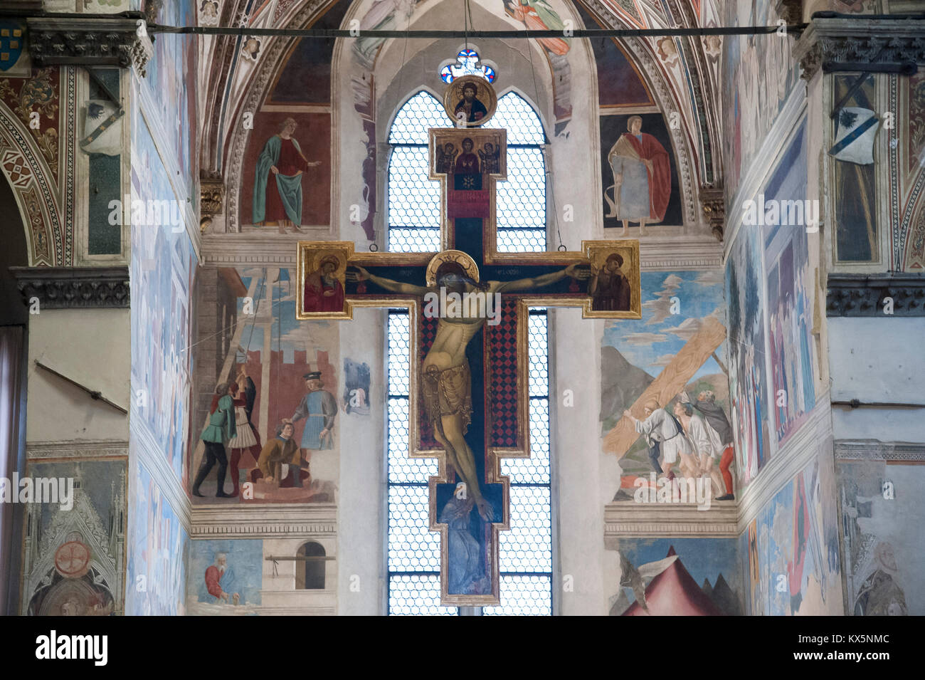 Fresco cycle The Legend of the True Cross by Piero della Francesca in ...