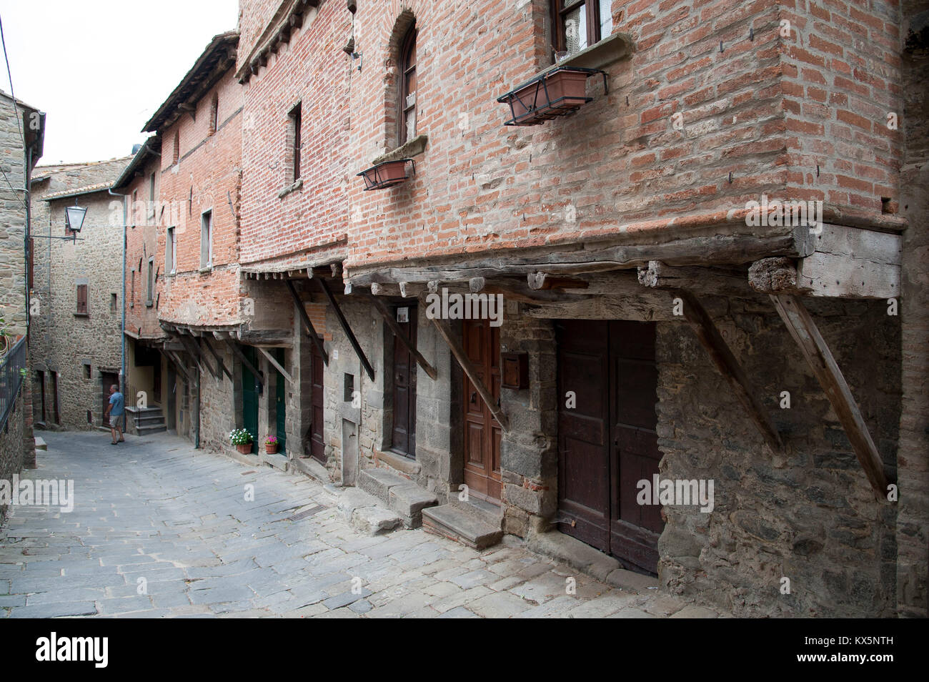 Medieval houses of the 1300s on Via Iannelli in Historic Centre of ...