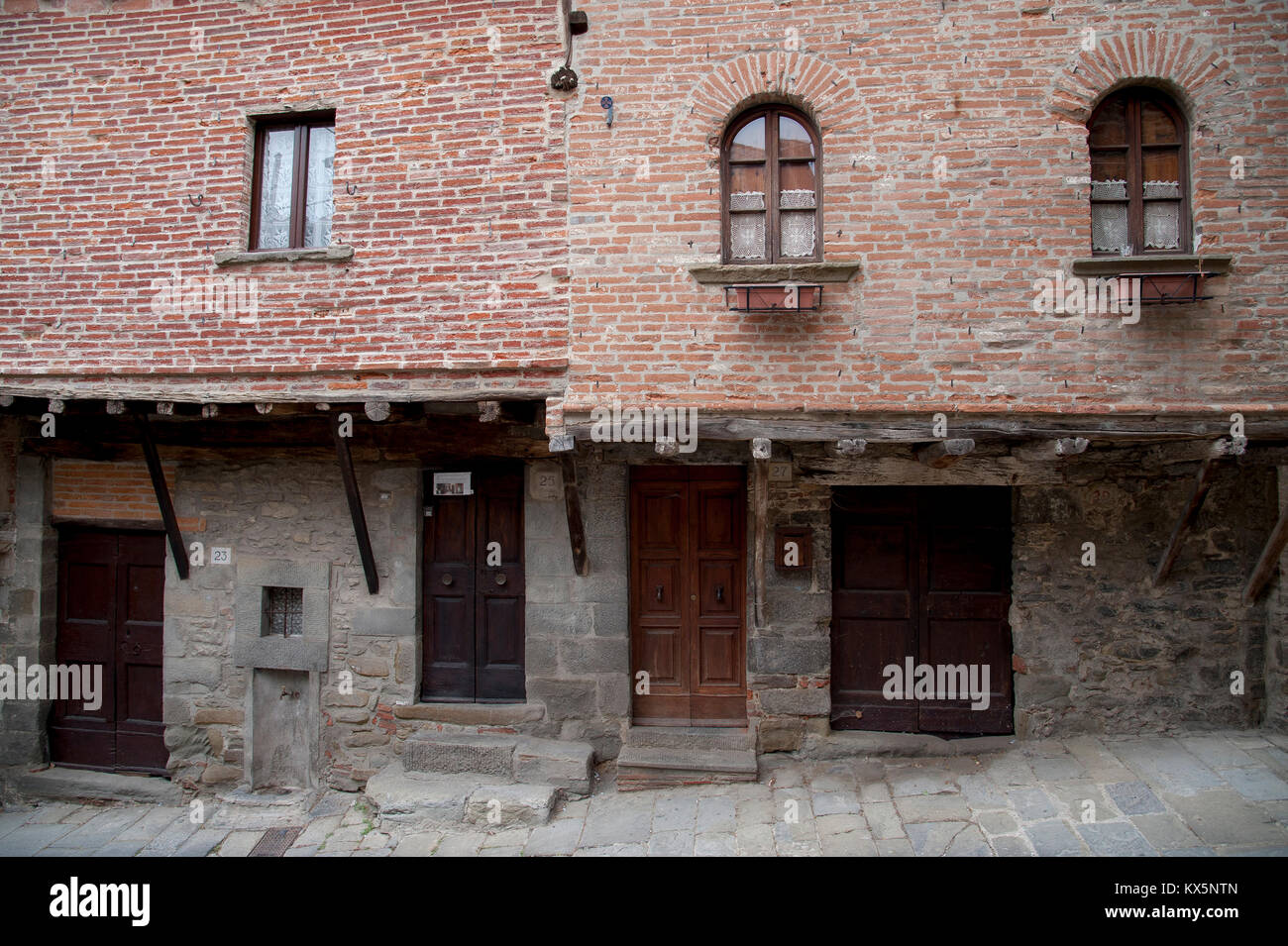 Medieval houses of the 1300s on Via Iannelli in Historic Centre of ...