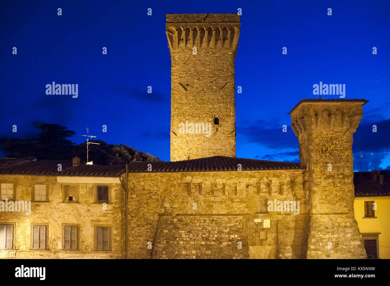 La Rocca Senese (Sienese Fortress) in Historic Centre in Lucignano ...