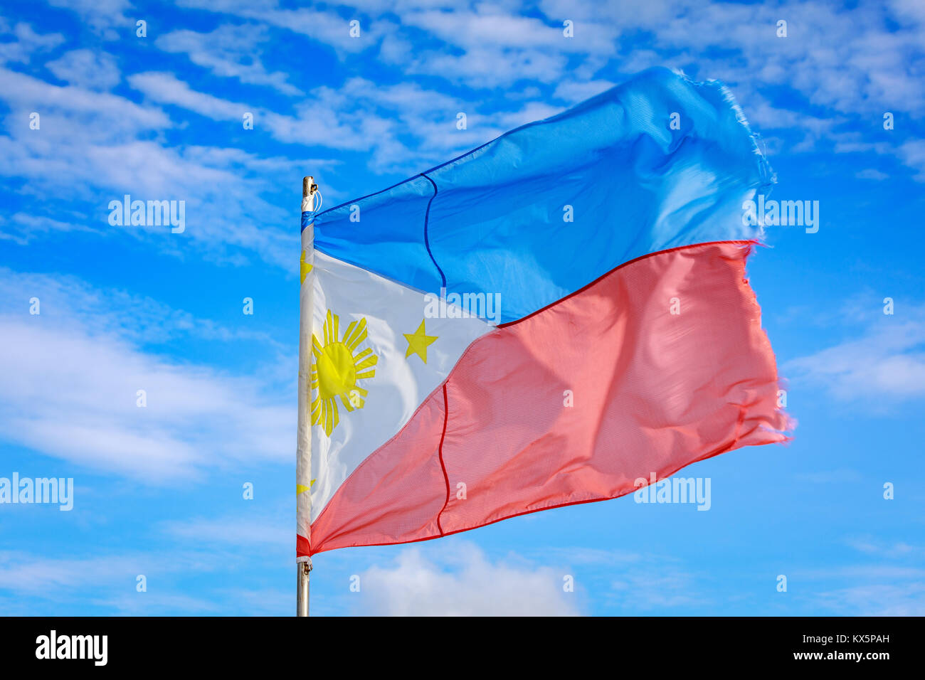 Philippine flag hi-res stock photography and images - Alamy
