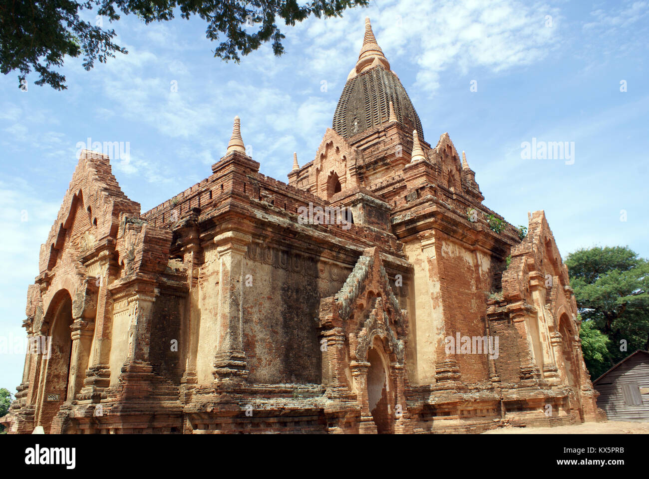 Old bricl temple in Bagan, Upper Myanmar, Burma Stock Photo - Alamy
