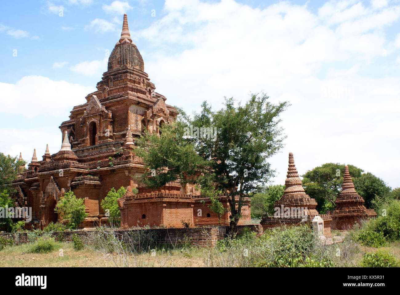 Brick temple in Bagan, Myanmar, burma Stock Photo - Alamy