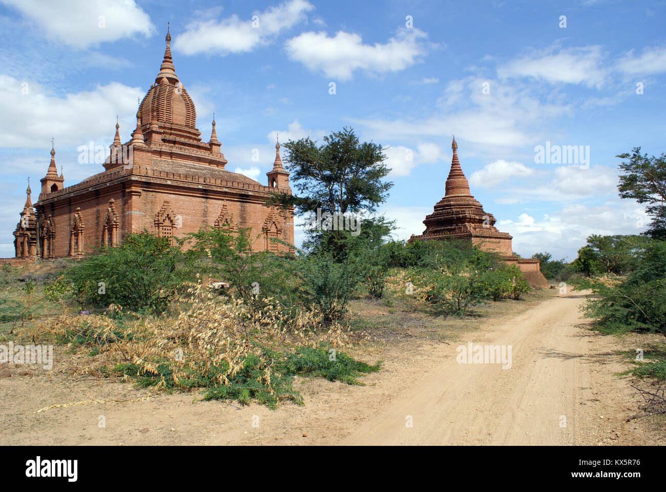 Road pagodas in bagan myanmar hi-res stock photography and images - Alamy