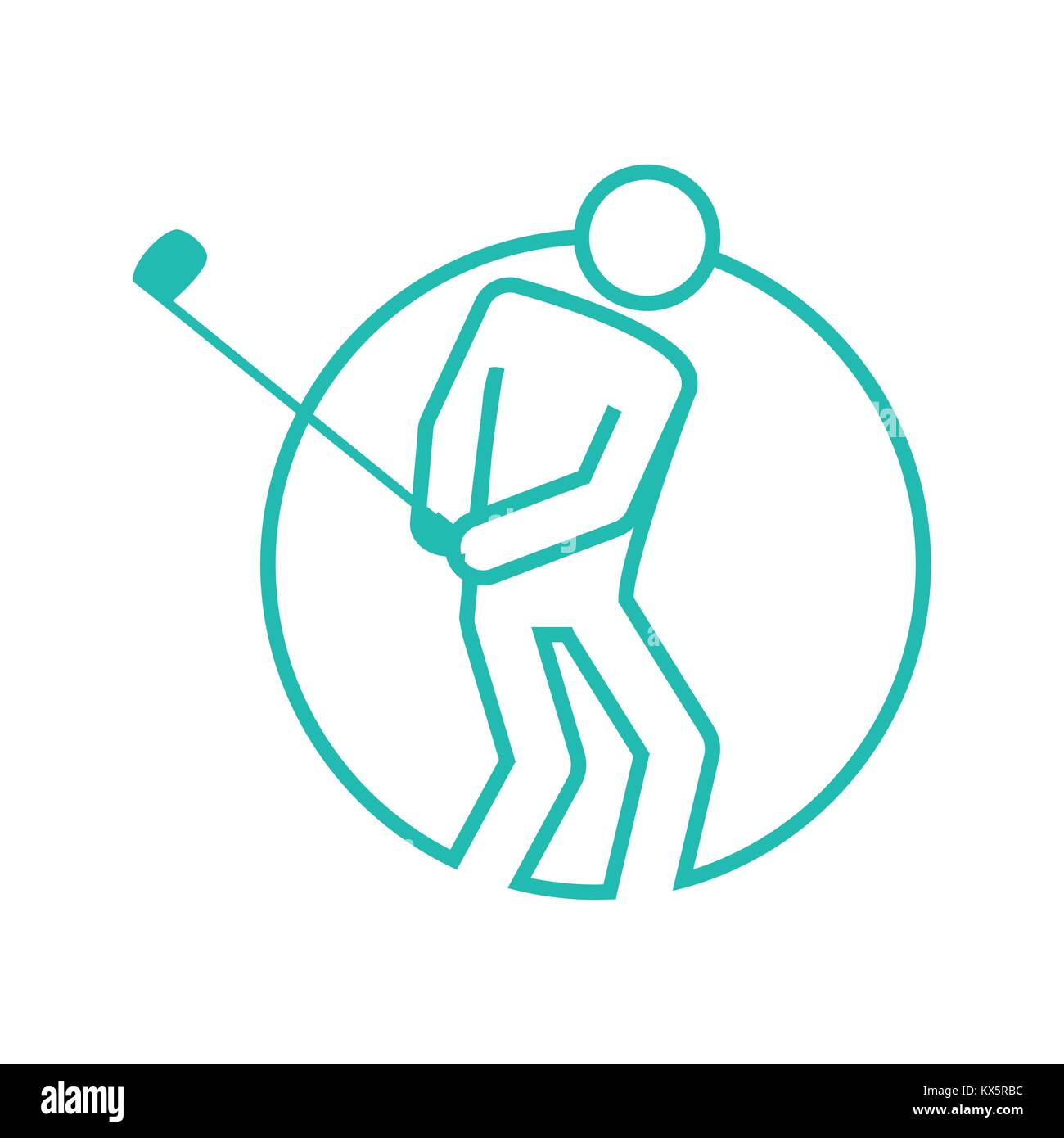 Minimalist golf image hi-res stock photography and images - Alamy
