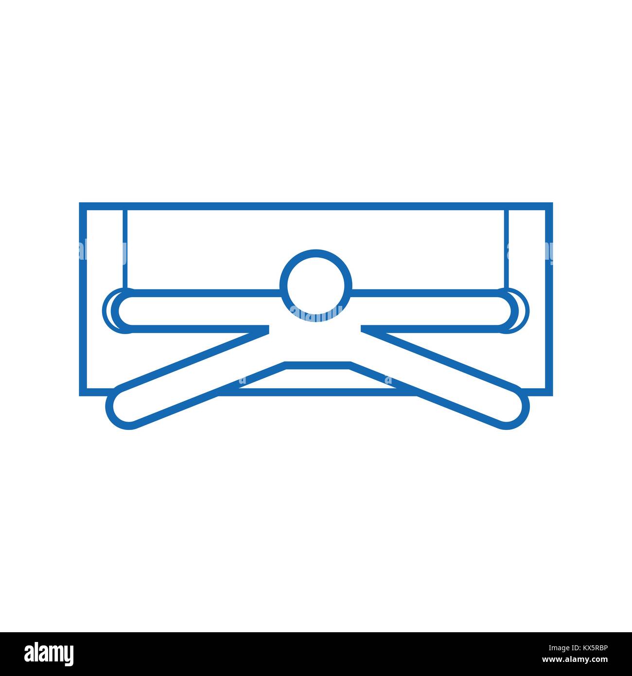 Square Shape Gymnastic Flying Rings Stretch Sport Outline Figure Symbol ...