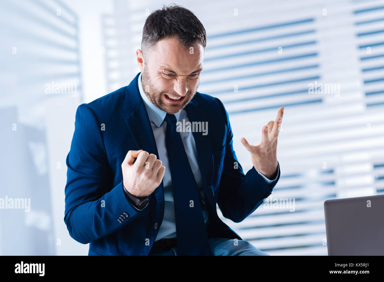 Upset at work hi-res stock photography and images - Alamy