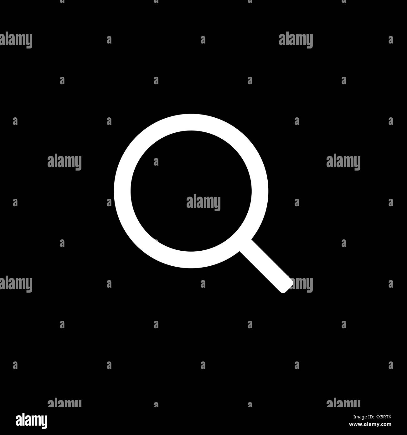 Search icon for simple flat style ui design Stock Vector Image & Art ...