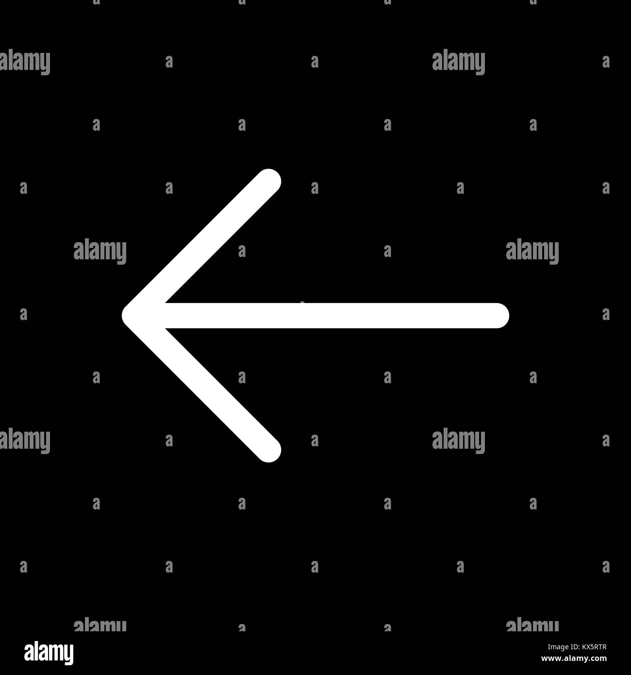 Aroow icon for simple flat style ui design Stock Vector Image & Art - Alamy
