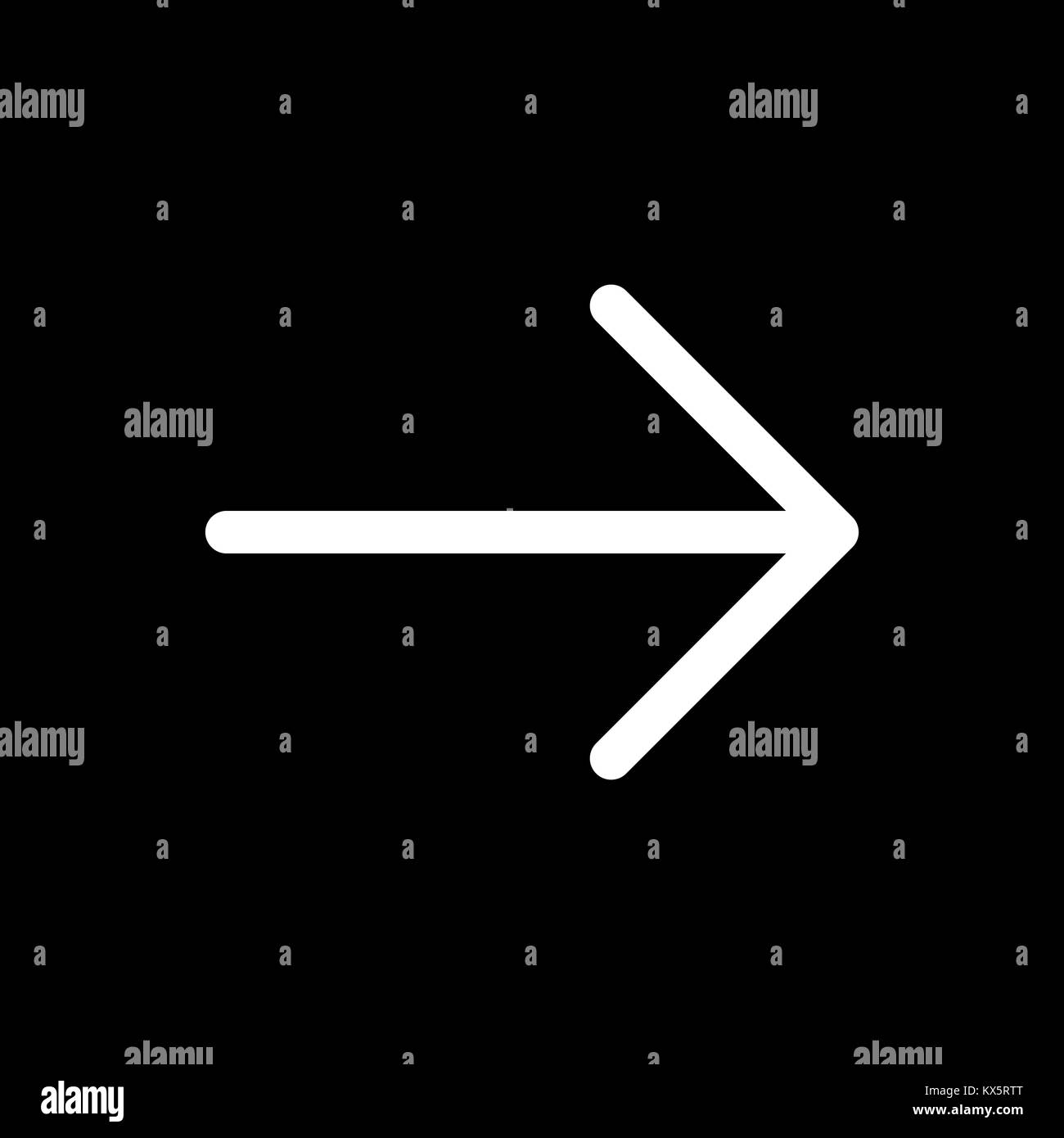 Aroow icon for simple flat style ui design Stock Vector Image & Art - Alamy