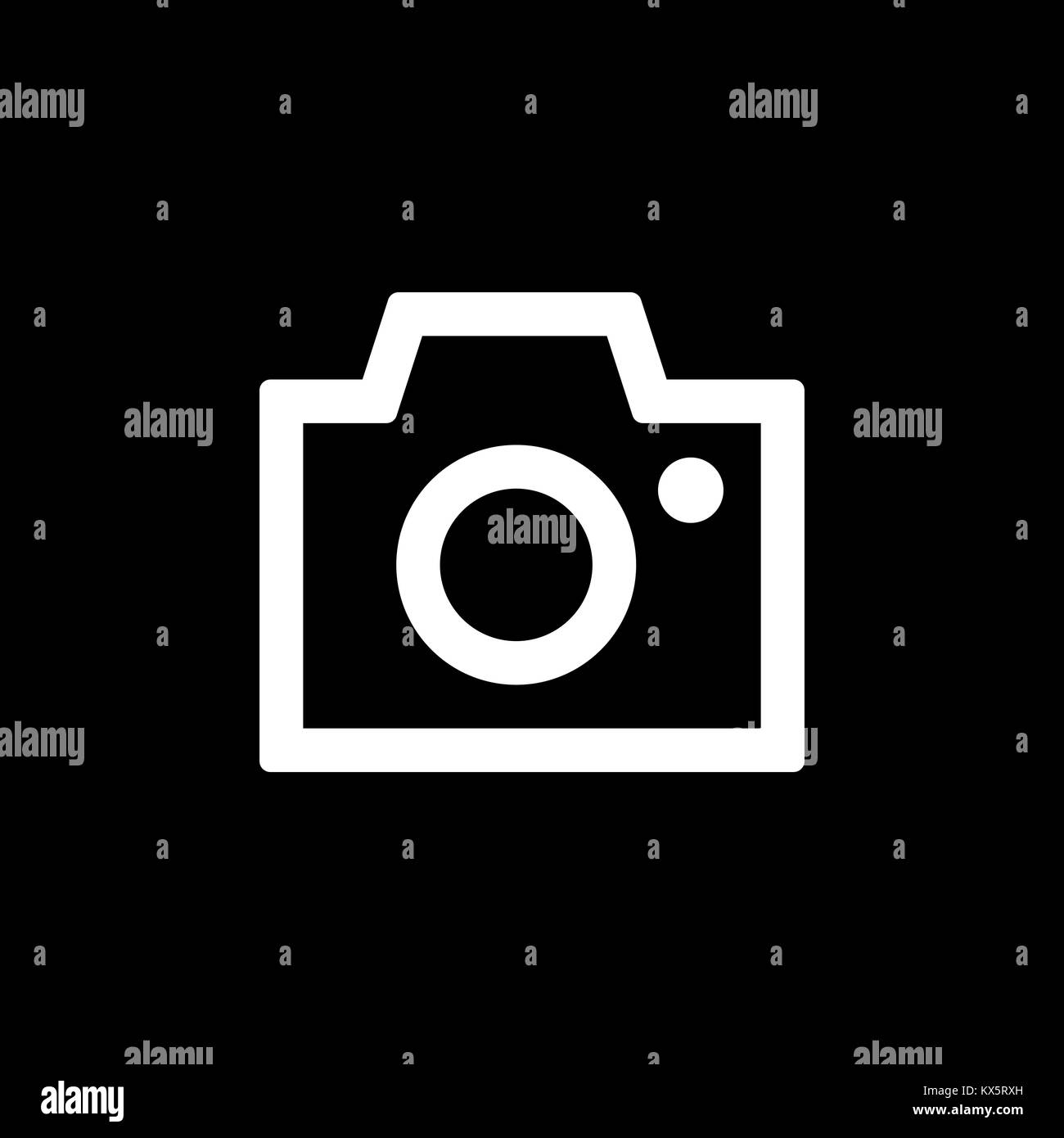 Camera icon for simple flat style ui design Stock Vector Image & Art ...
