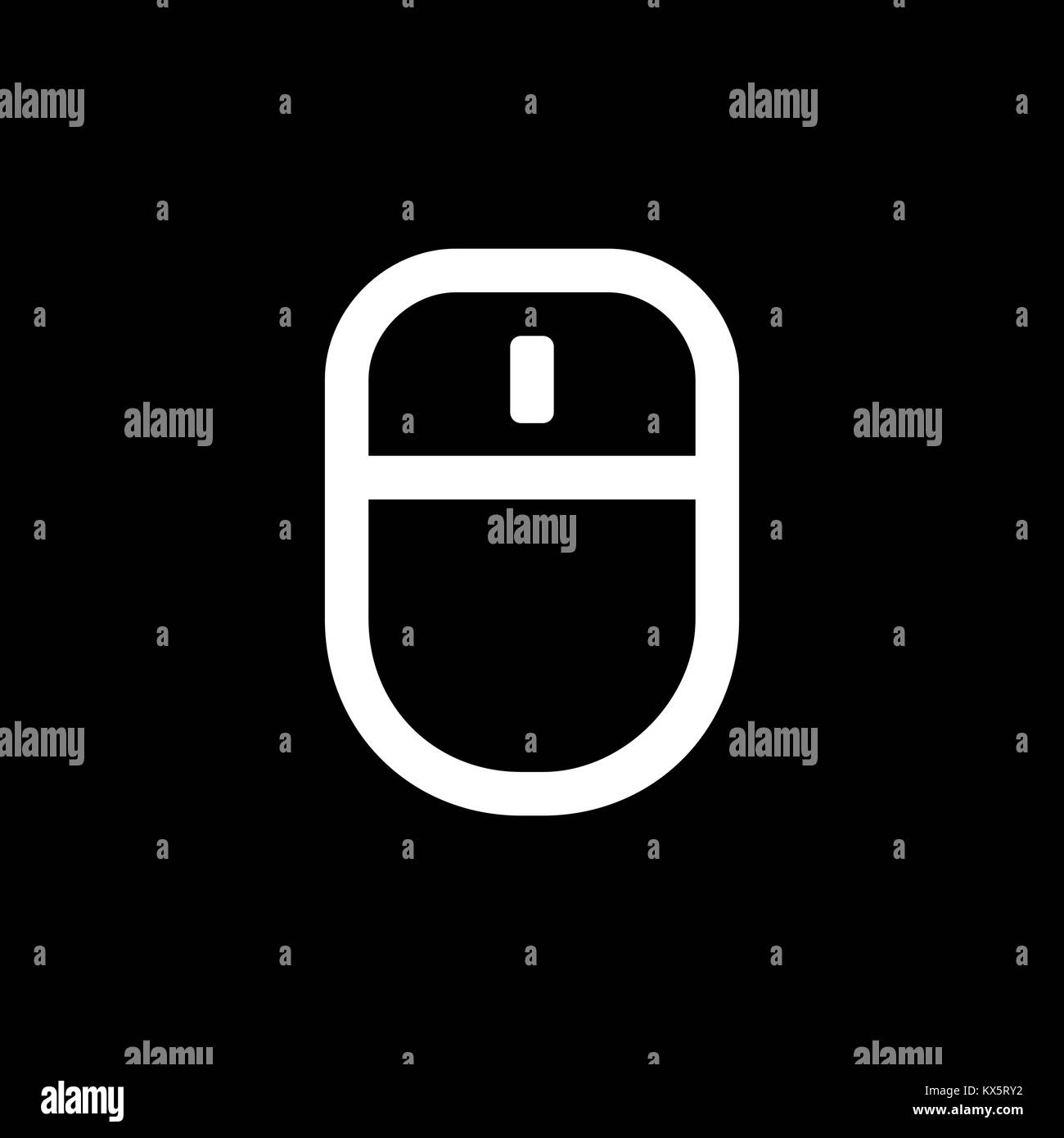 Mouse icon for simple flat style ui design Stock Vector Image & Art - Alamy