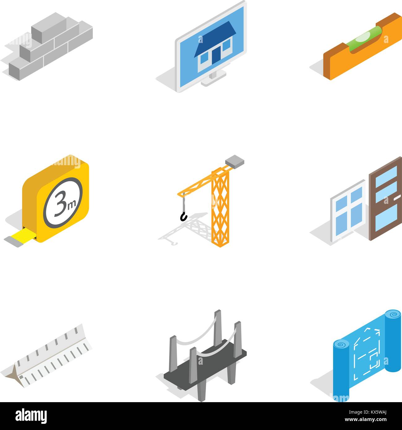 Renovation of bridge Stock Vector Images - Alamy