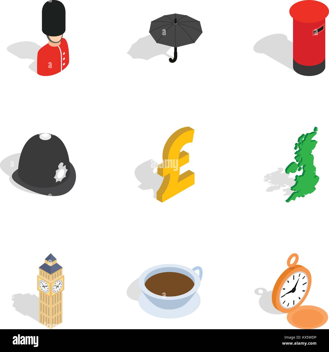 London attractions map Stock Vector Images - Alamy