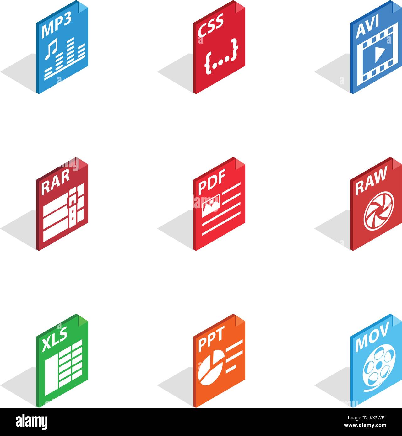 Raw green file Stock Vector Images - Alamy