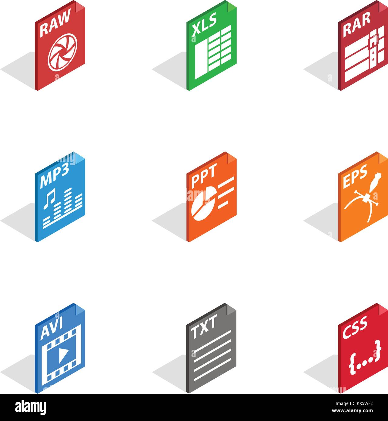 Raw green file Stock Vector Images - Alamy