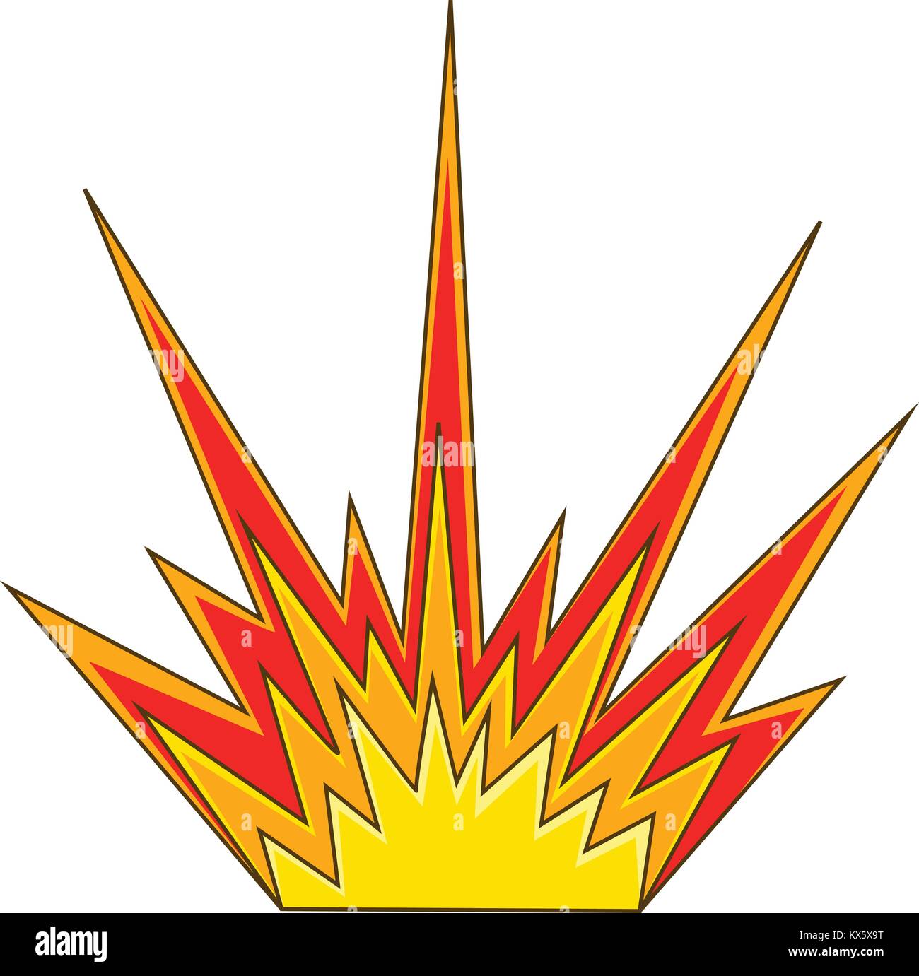 Explode flash icon, cartoon style Stock Vector Image & Art - Alamy