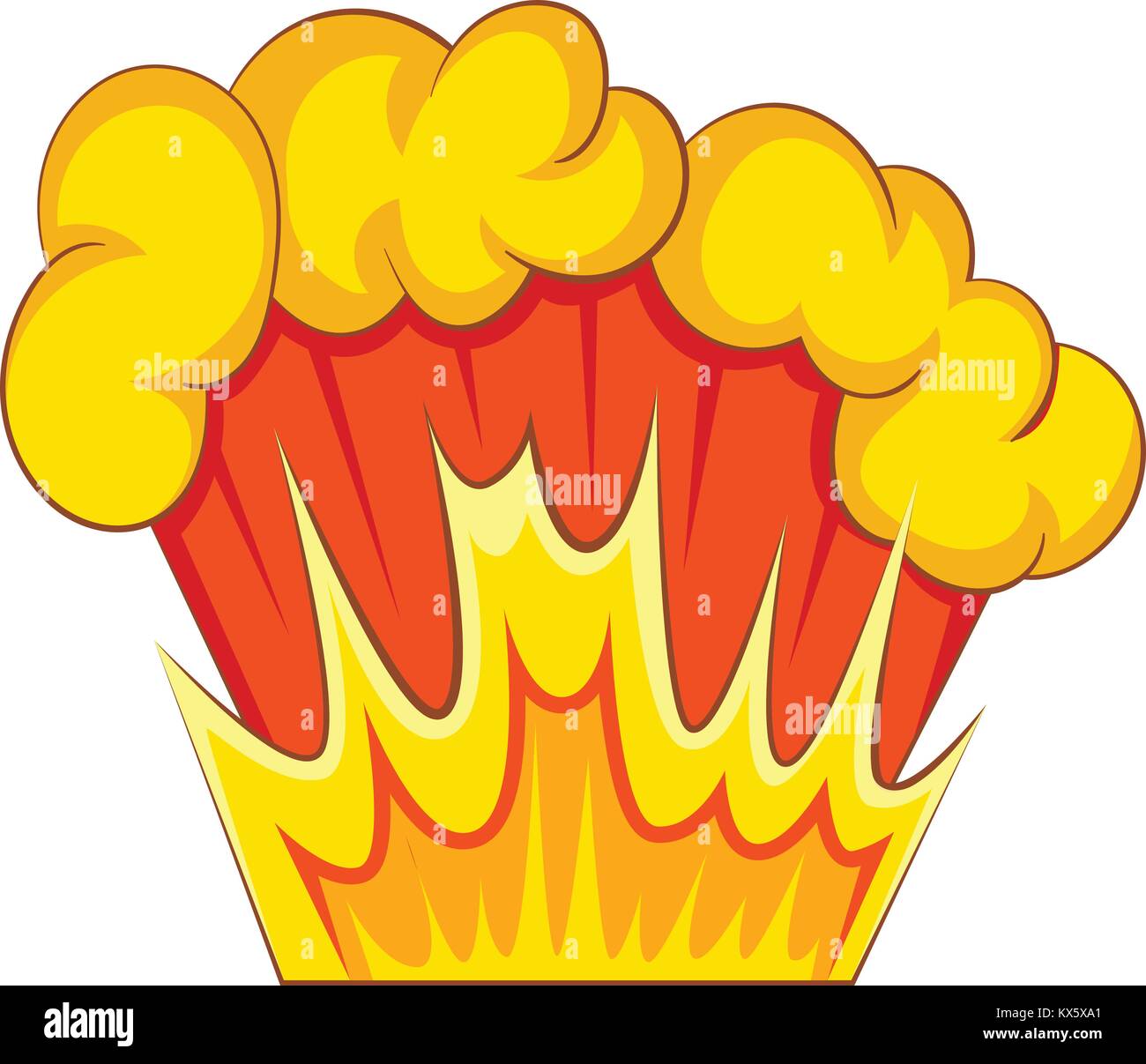 Bomb explosion icon, cartoon style Stock Vector Image & Art - Alamy
