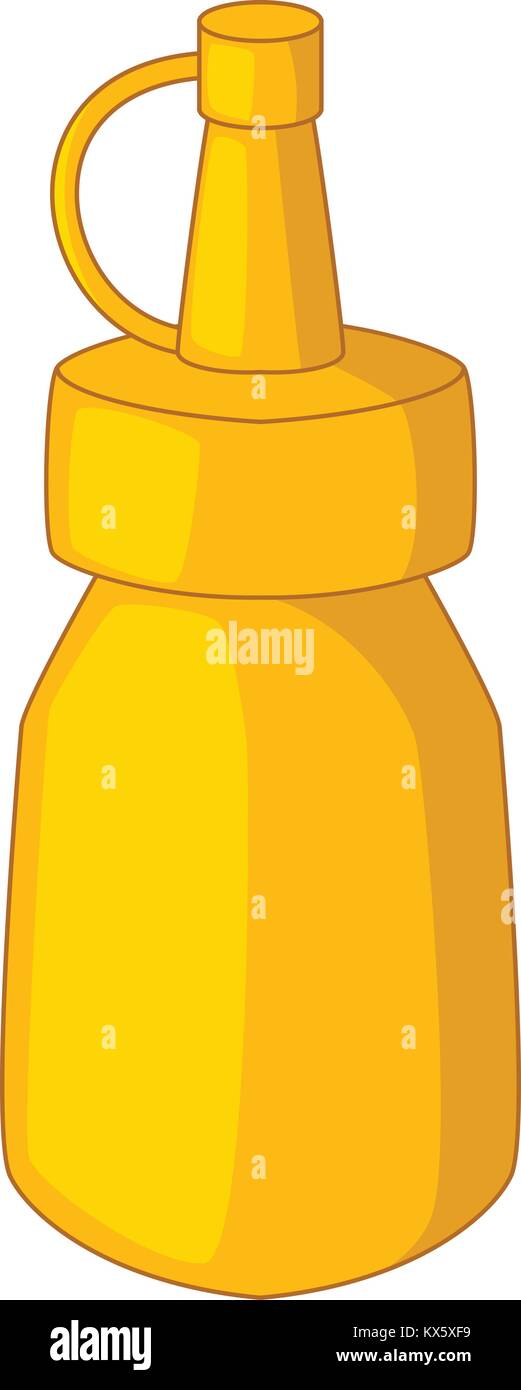 Bottle of mustard icon, cartoon style Stock Vector Image & Art - Alamy