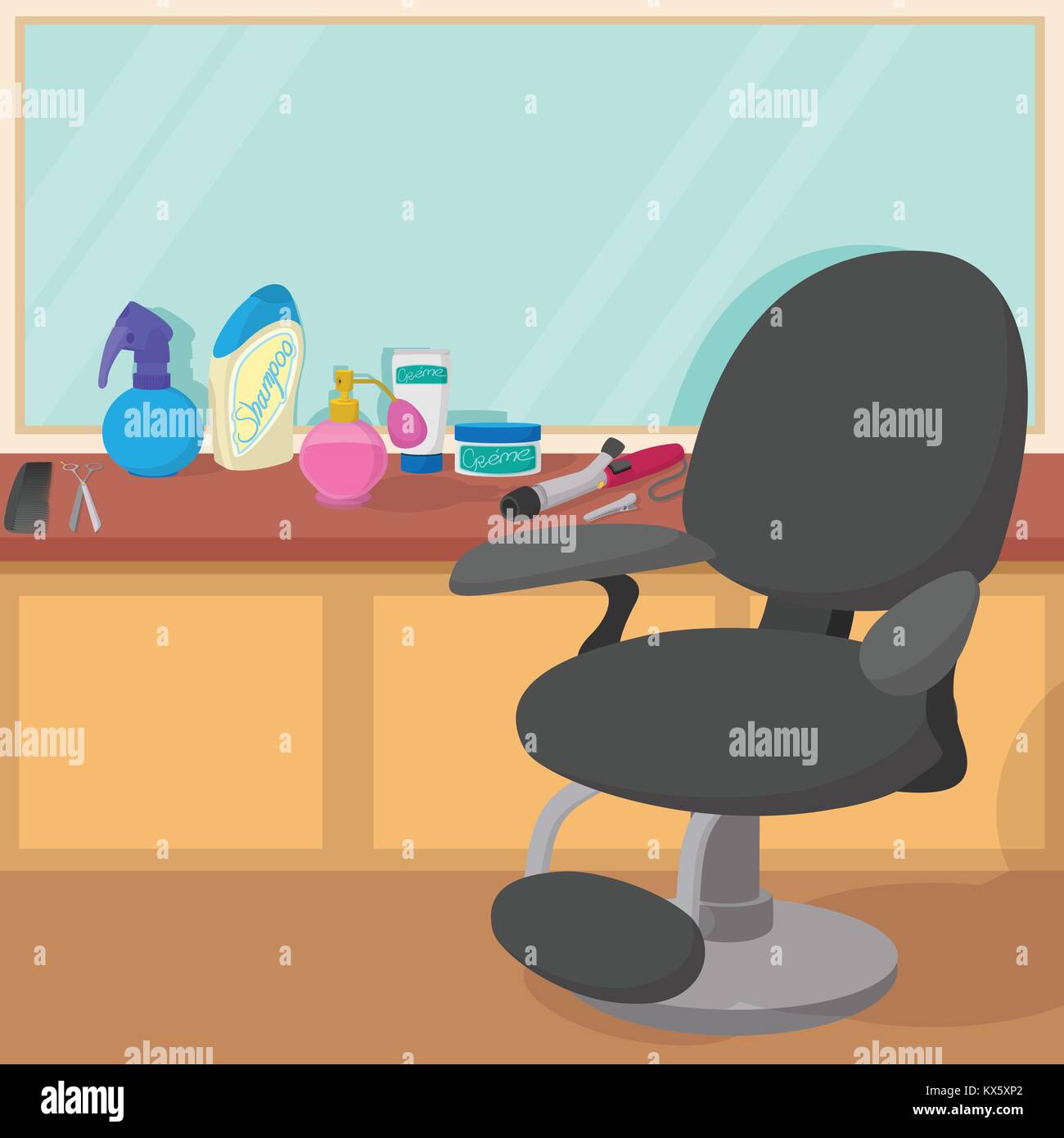 Barber workspace design hi-res stock photography and images - Alamy