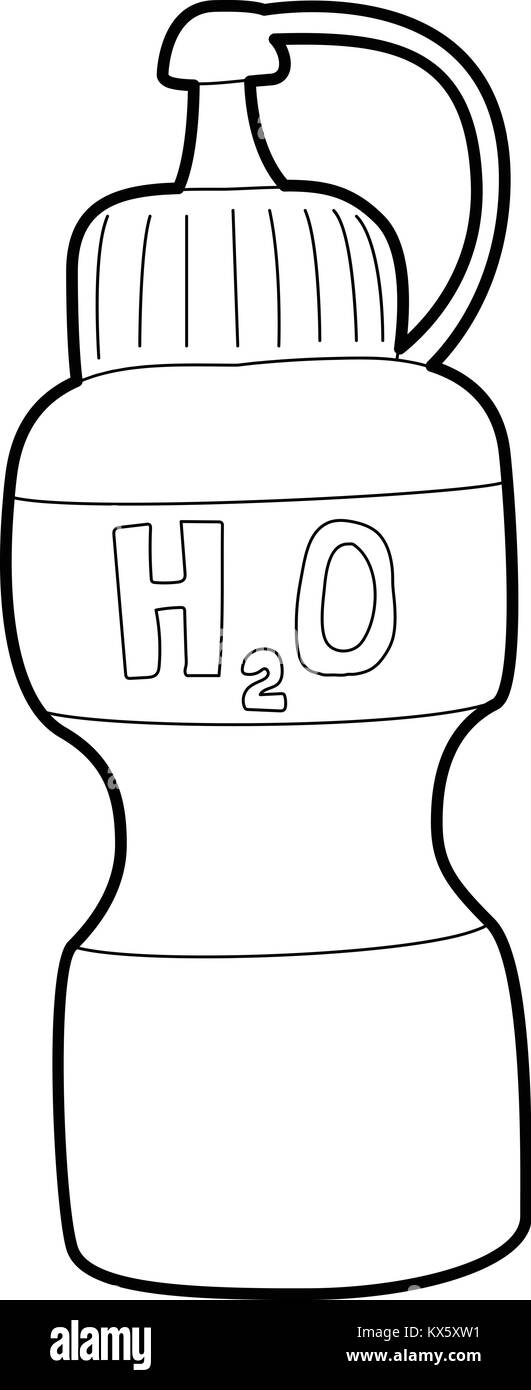 Water bottle icon, outline style Stock Vector Image & Art - Alamy