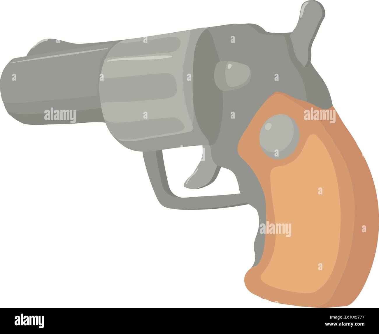 Gun icon, cartoon style Stock Vector Image & Art - Alamy