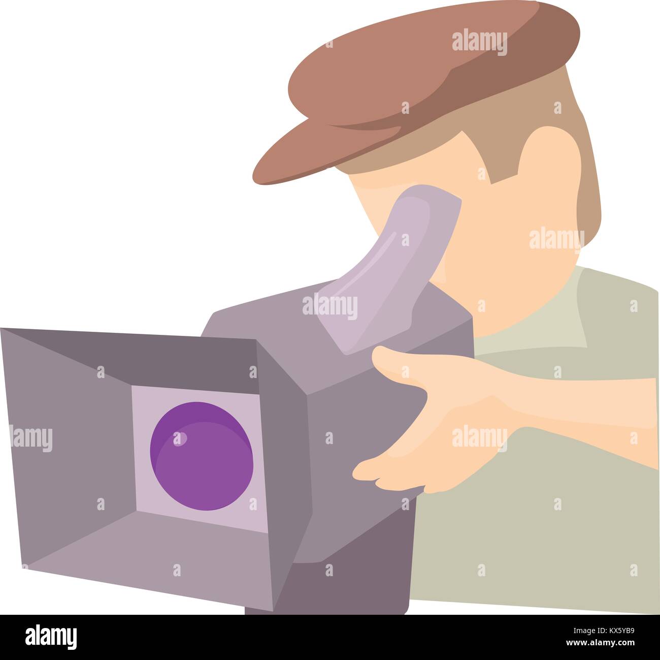 Film director icon, cartoon style Stock Vector Image & Art - Alamy