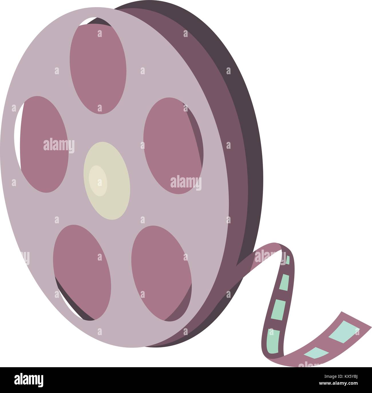 Reel icon, cartoon style Stock Vector Image & Art - Alamy