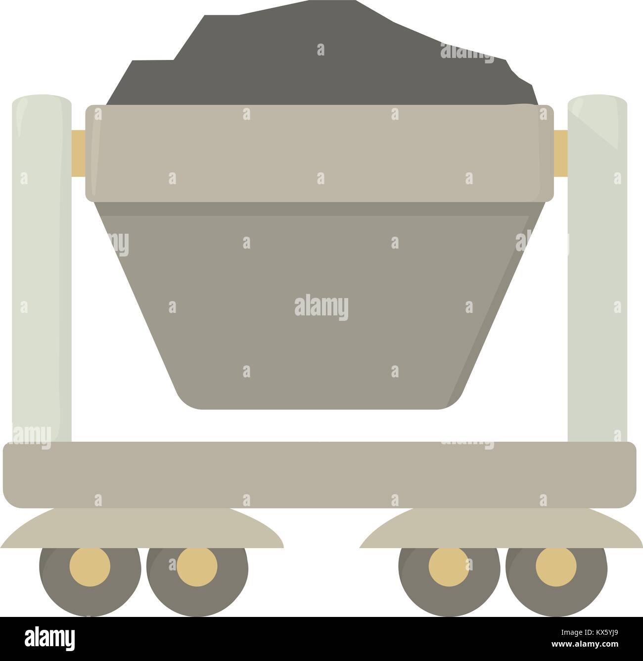 Mine cart icon, cartoon style Stock Vector Image & Art - Alamy