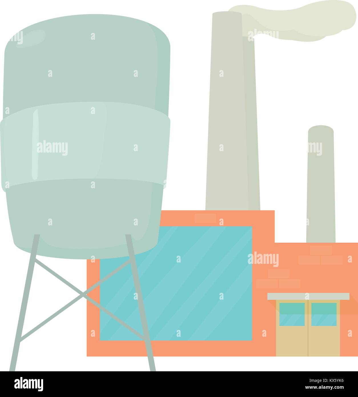 Factory icon, cartoon style Stock Vector Image & Art - Alamy