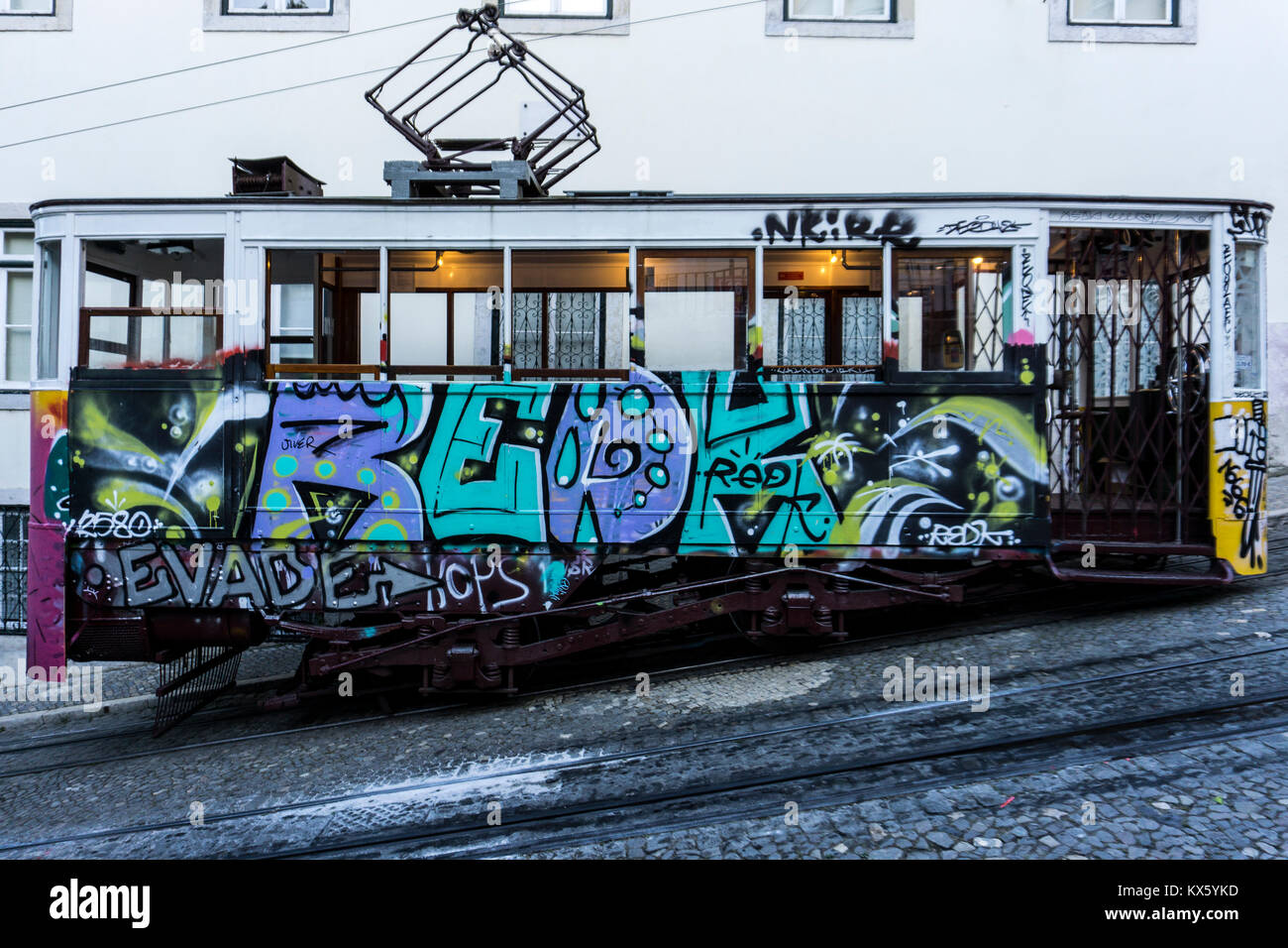 Covered tram hi-res stock photography and images - Alamy