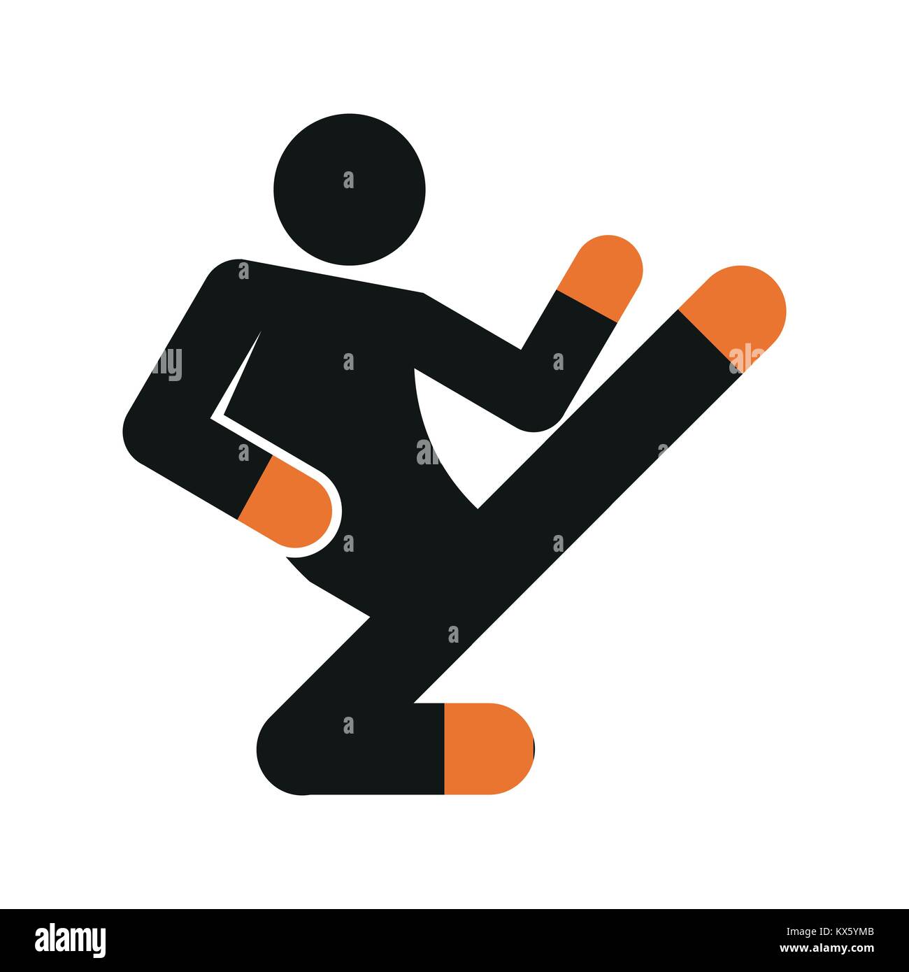 Flying kick karate hi-res stock photography and images - Alamy