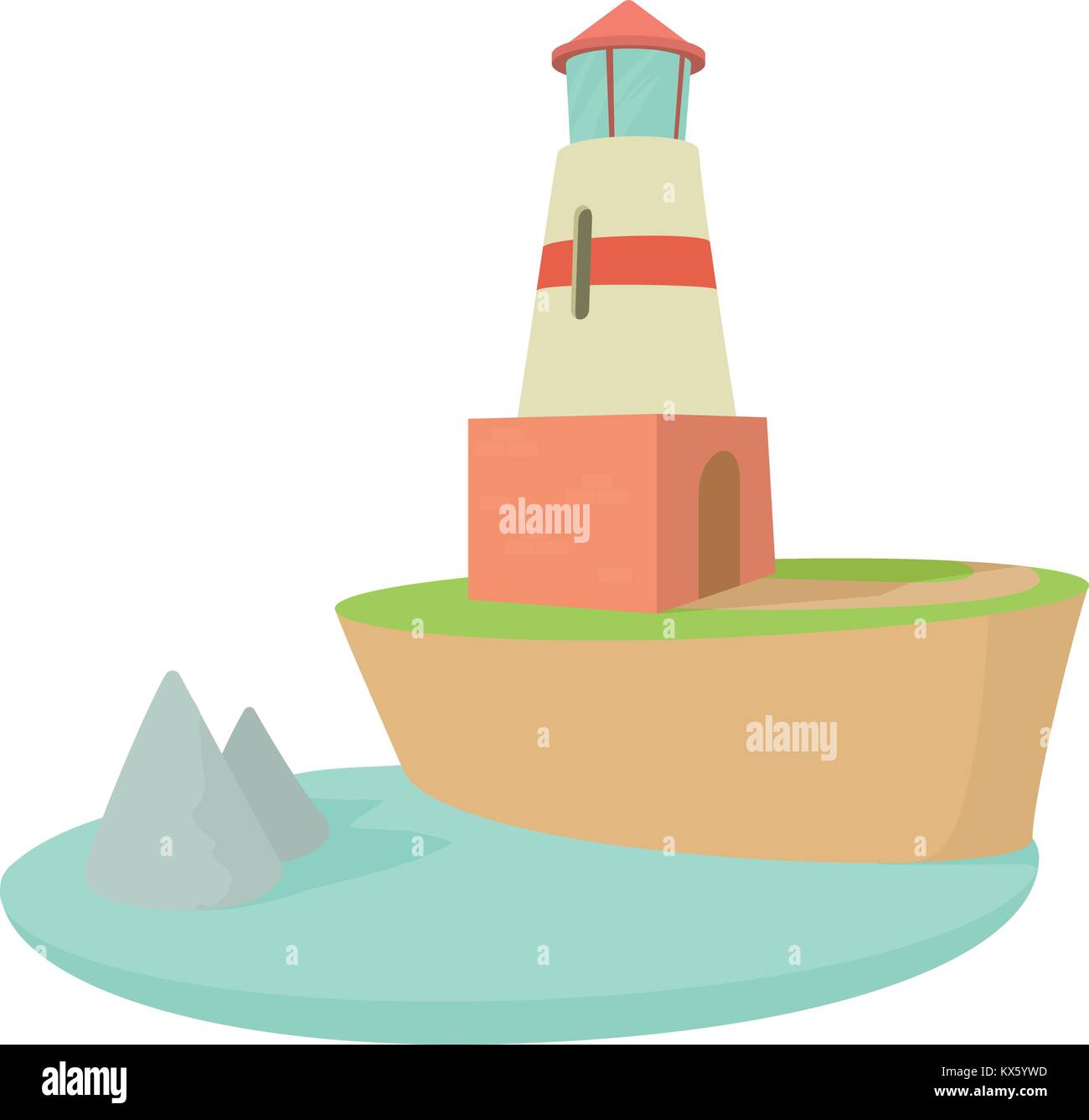 Lighthouse icon , cartoon style Stock Vector Image & Art - Alamy
