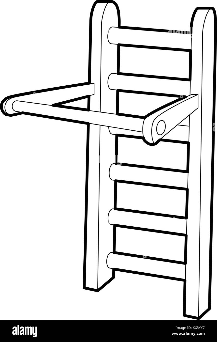 Horizontal bar icon , outline style Stock Vector Image & Art - Alamy