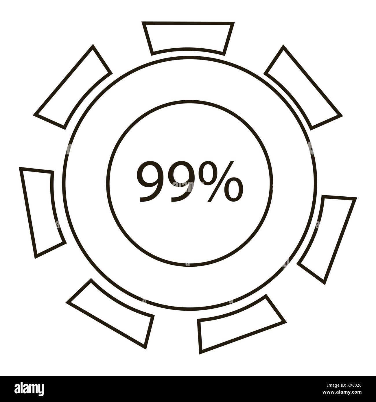Ninety nine infographics, outline style Stock Vector Image & Art - Alamy