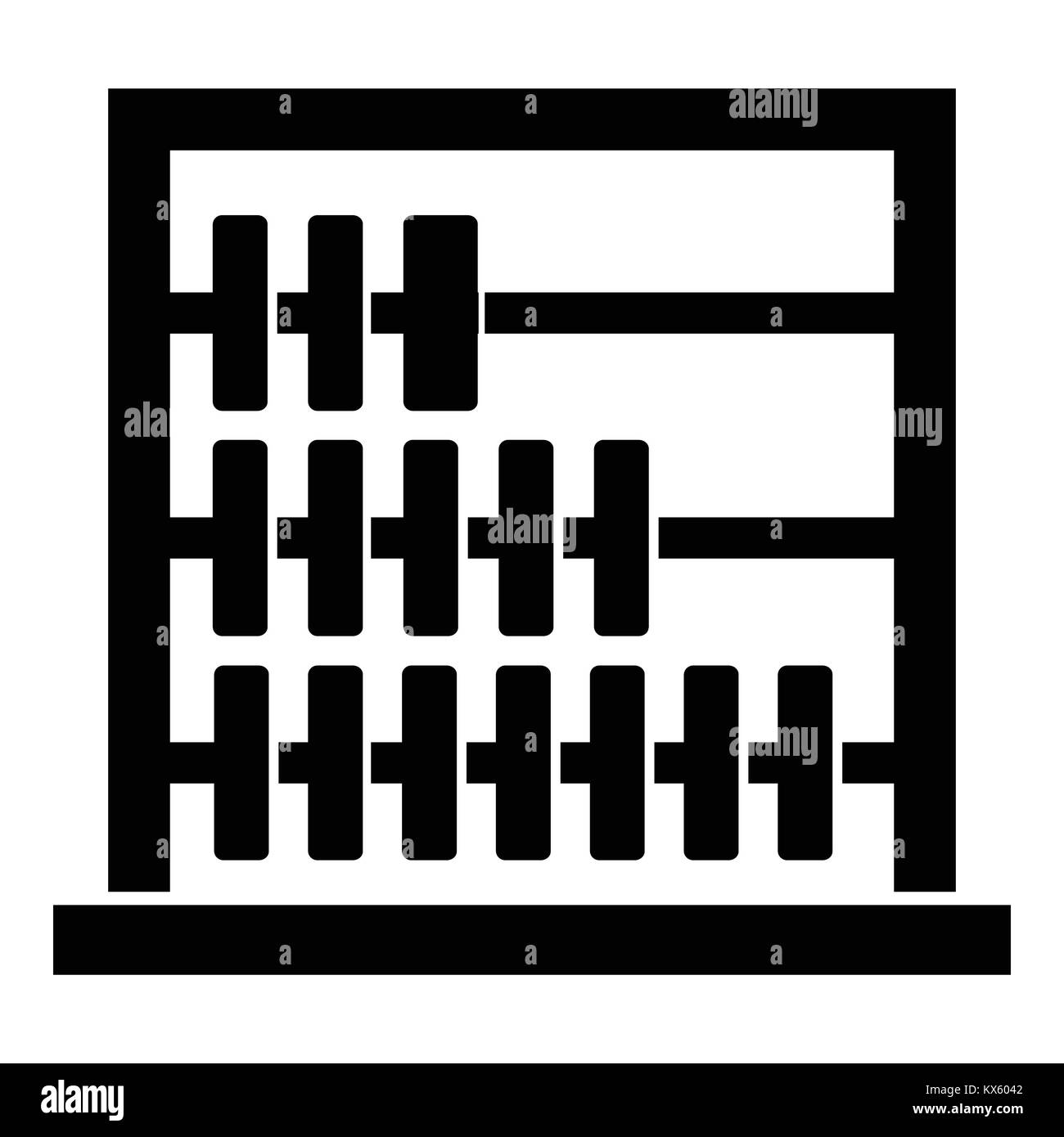 School children studying math Cut Out Stock Images & Pictures - Alamy