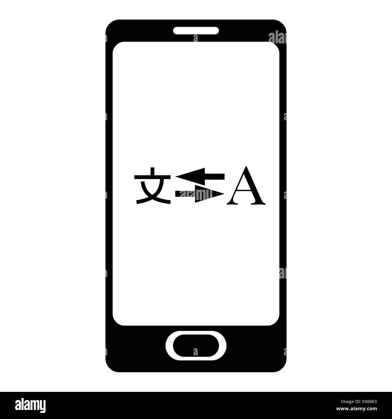 Phone translation icon, simple style Stock Vector Image & Art - Alamy