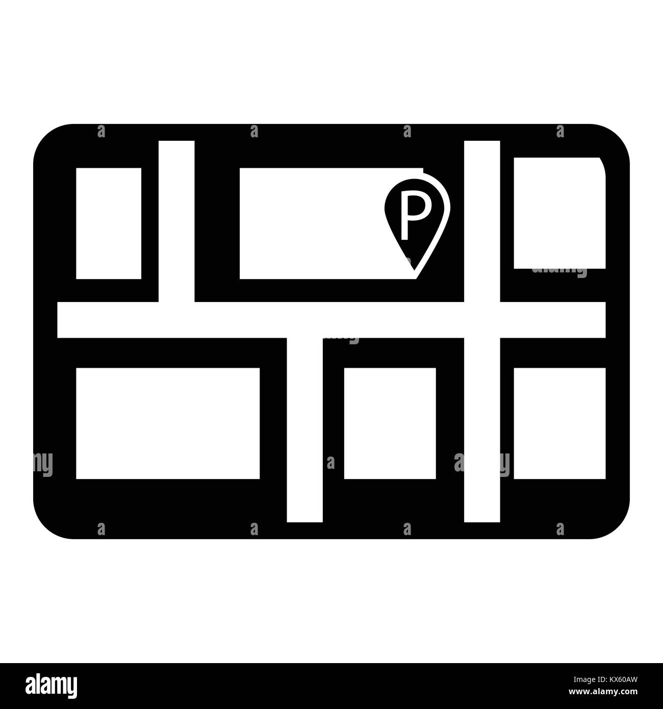 Parking icon , simple style Stock Vector Image & Art - Alamy