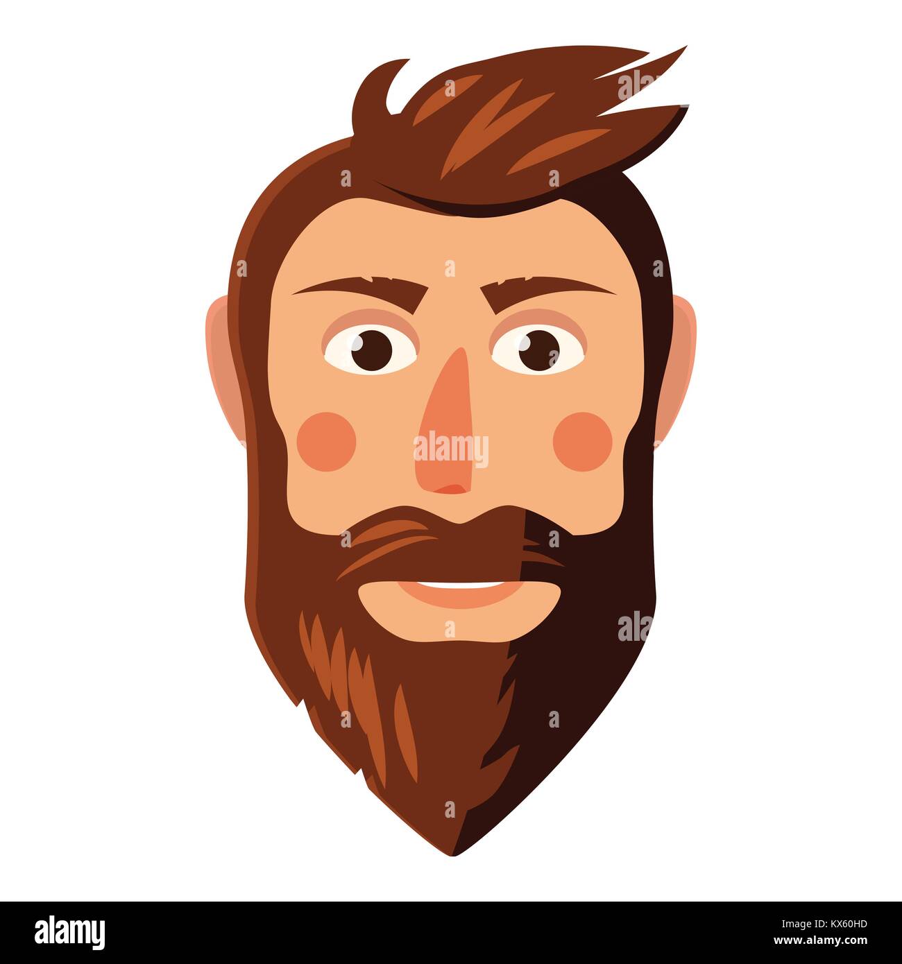 Man face icon, cartoon style Stock Vector Image & Art - Alamy