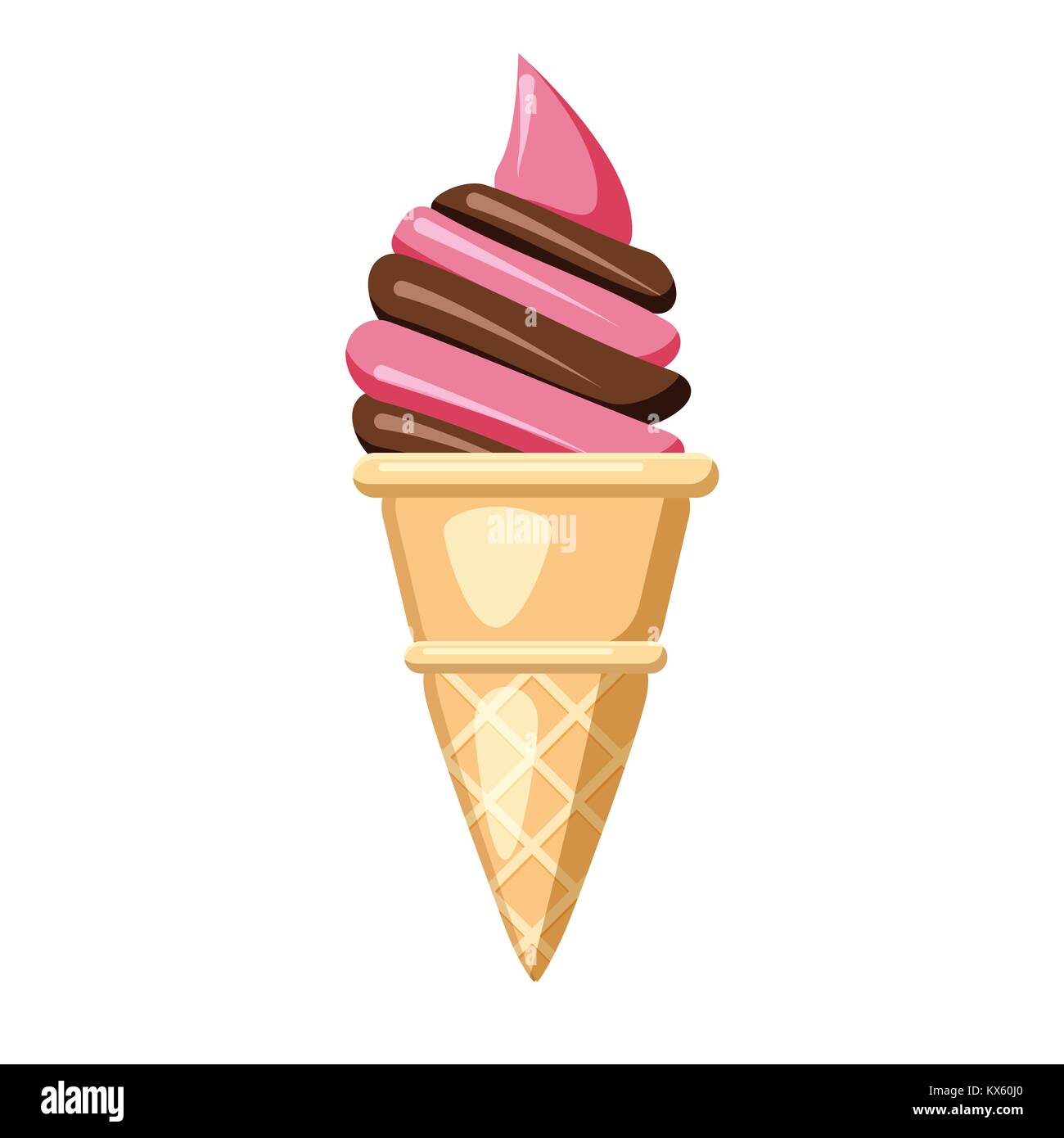 Ice cream icon, cartoon style Stock Vector Image & Art - Alamy