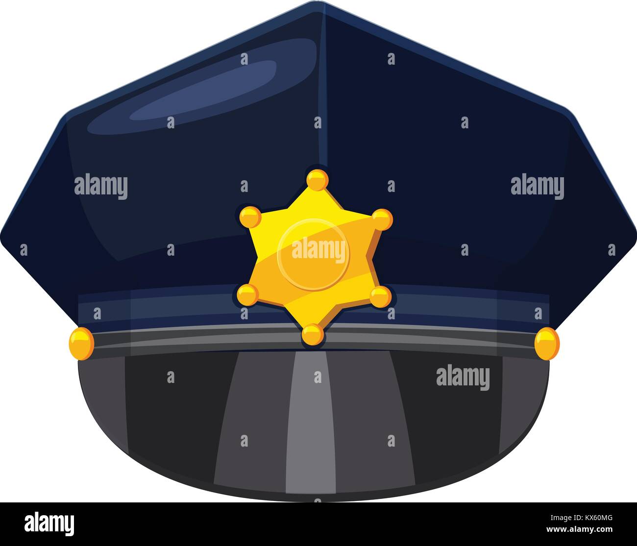 Police cap icon, cartoon style Stock Vector Image & Art - Alamy