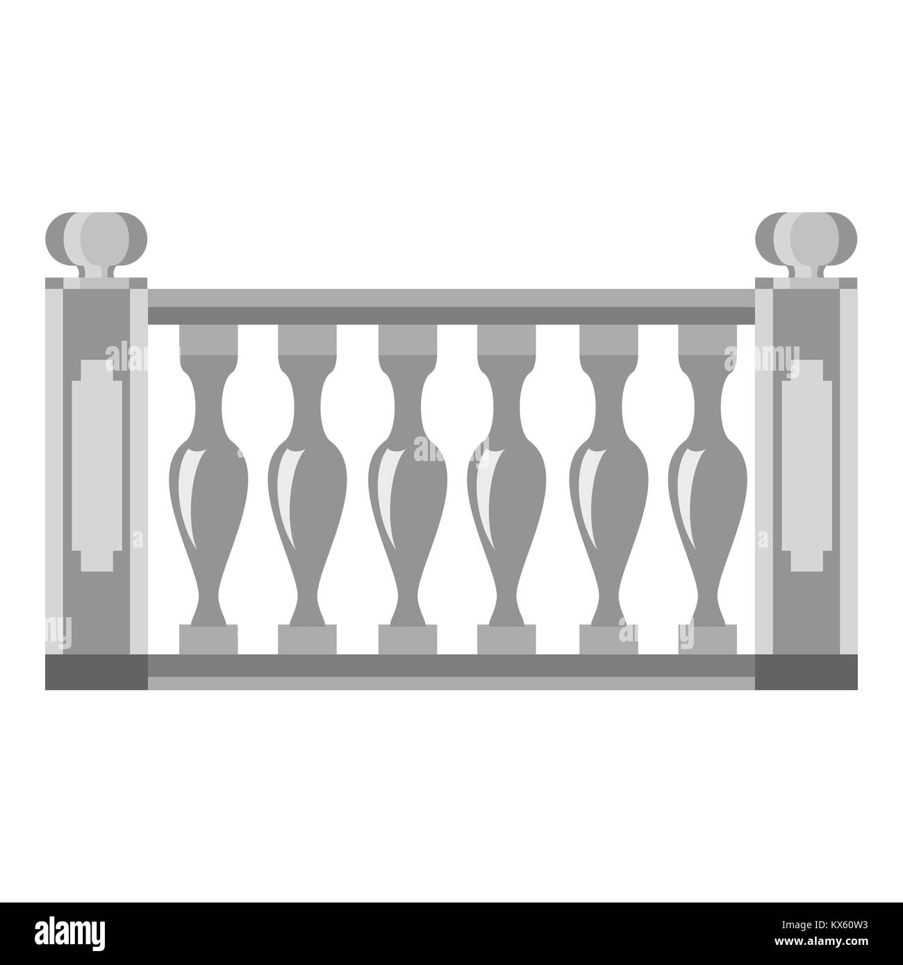 Balustrade garden Cut Out Stock Images & Pictures - Alamy