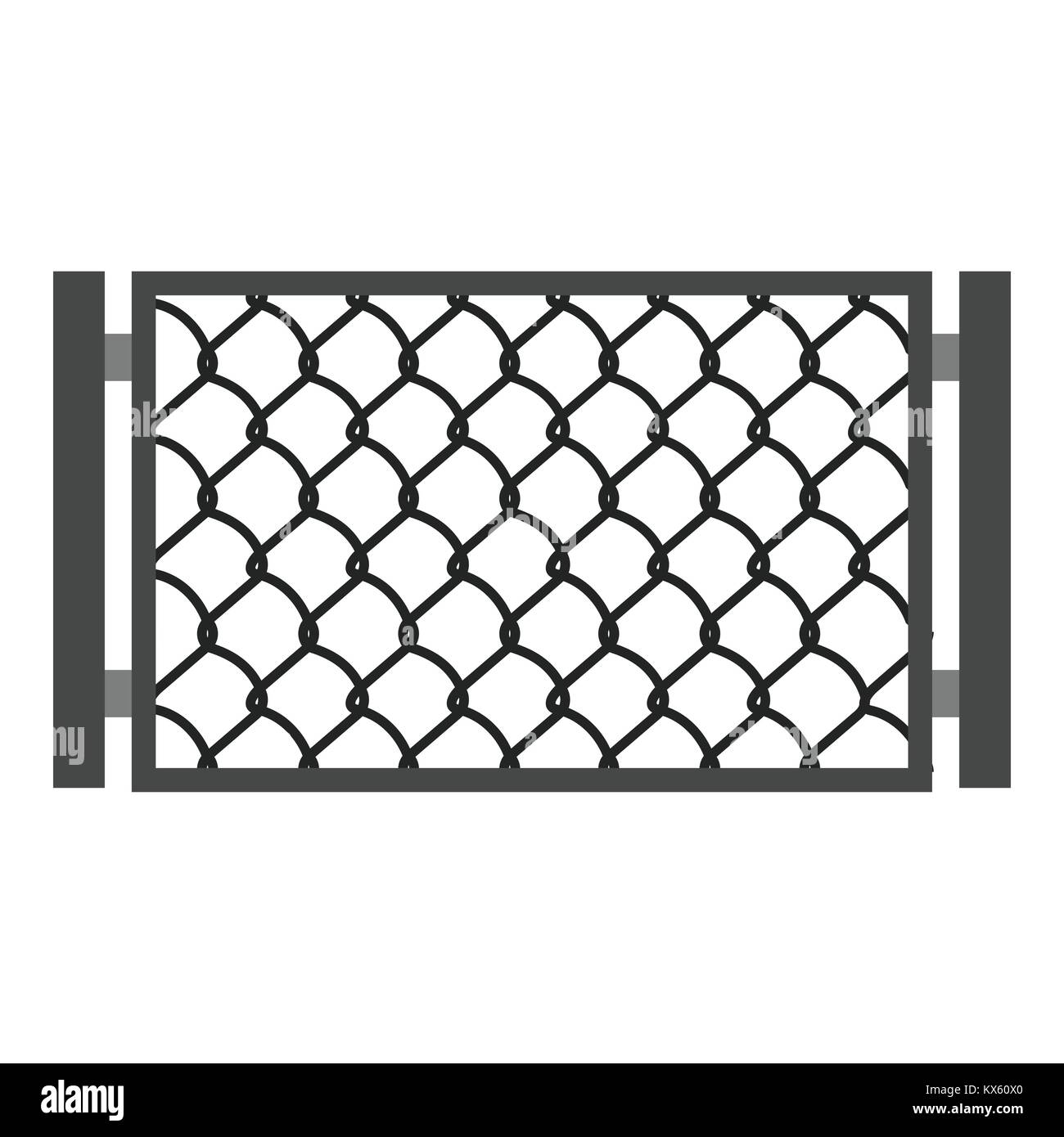 Perforated gate icon, cartoon style Stock Vector Image & Art - Alamy