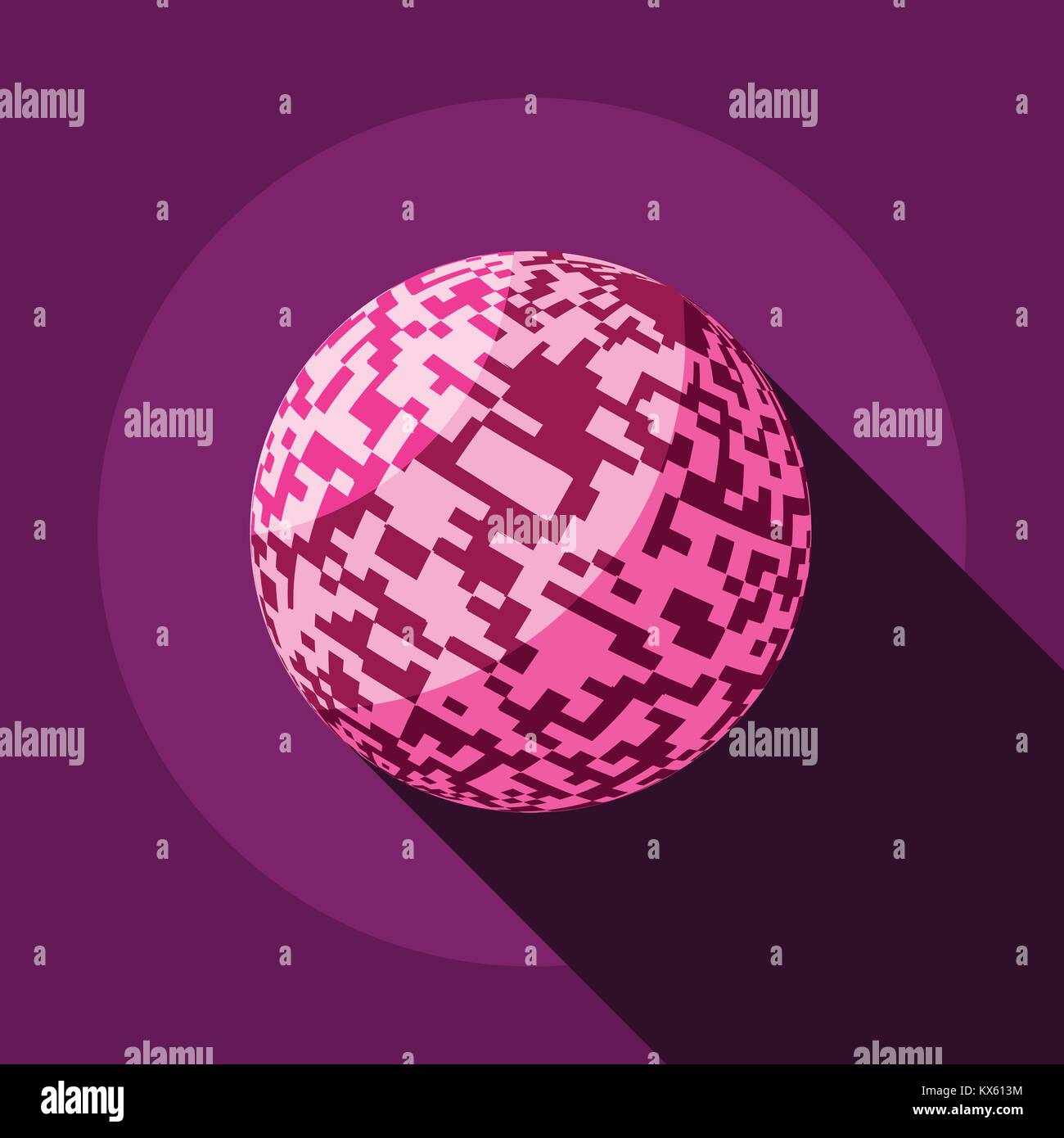 Dead planet icon, flat style Stock Vector Image & Art - Alamy