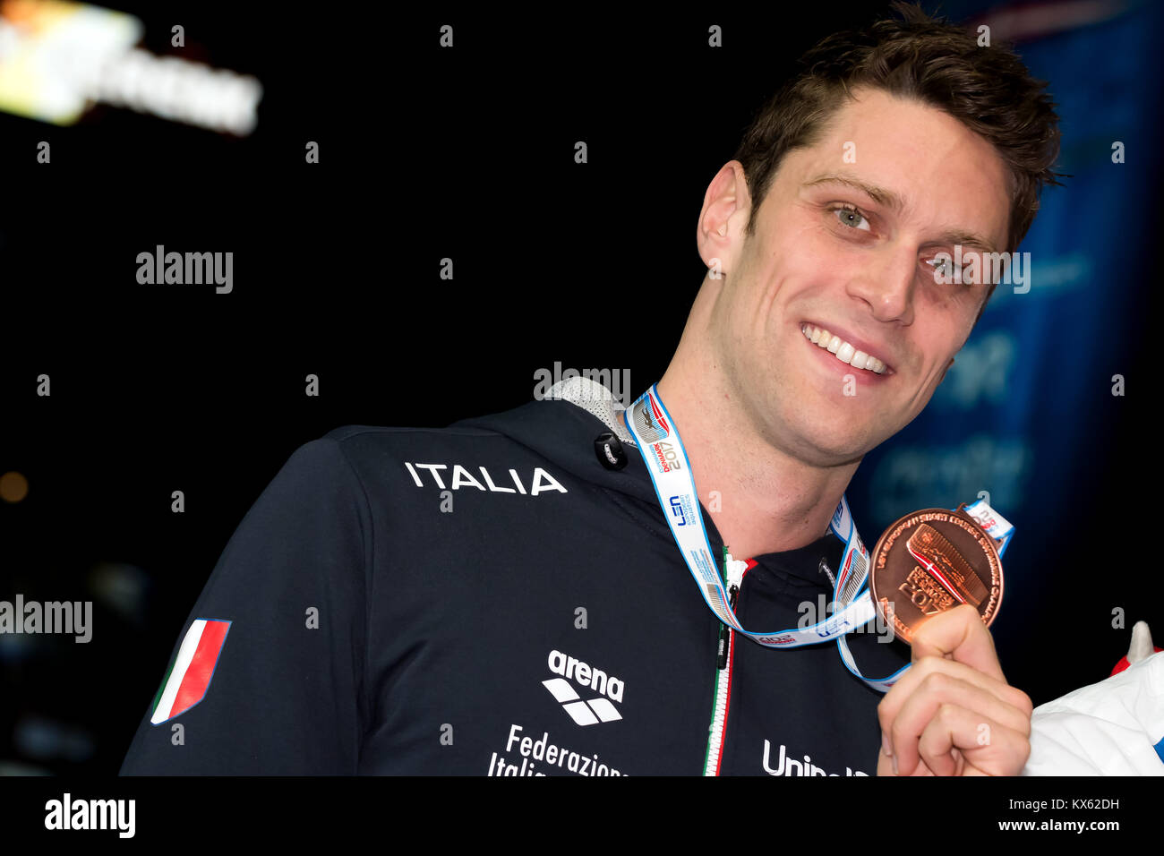 Luca DOTTO ITA Bronze Medal 50 Freestyle Men Copenhagen 15-12-2017 ...