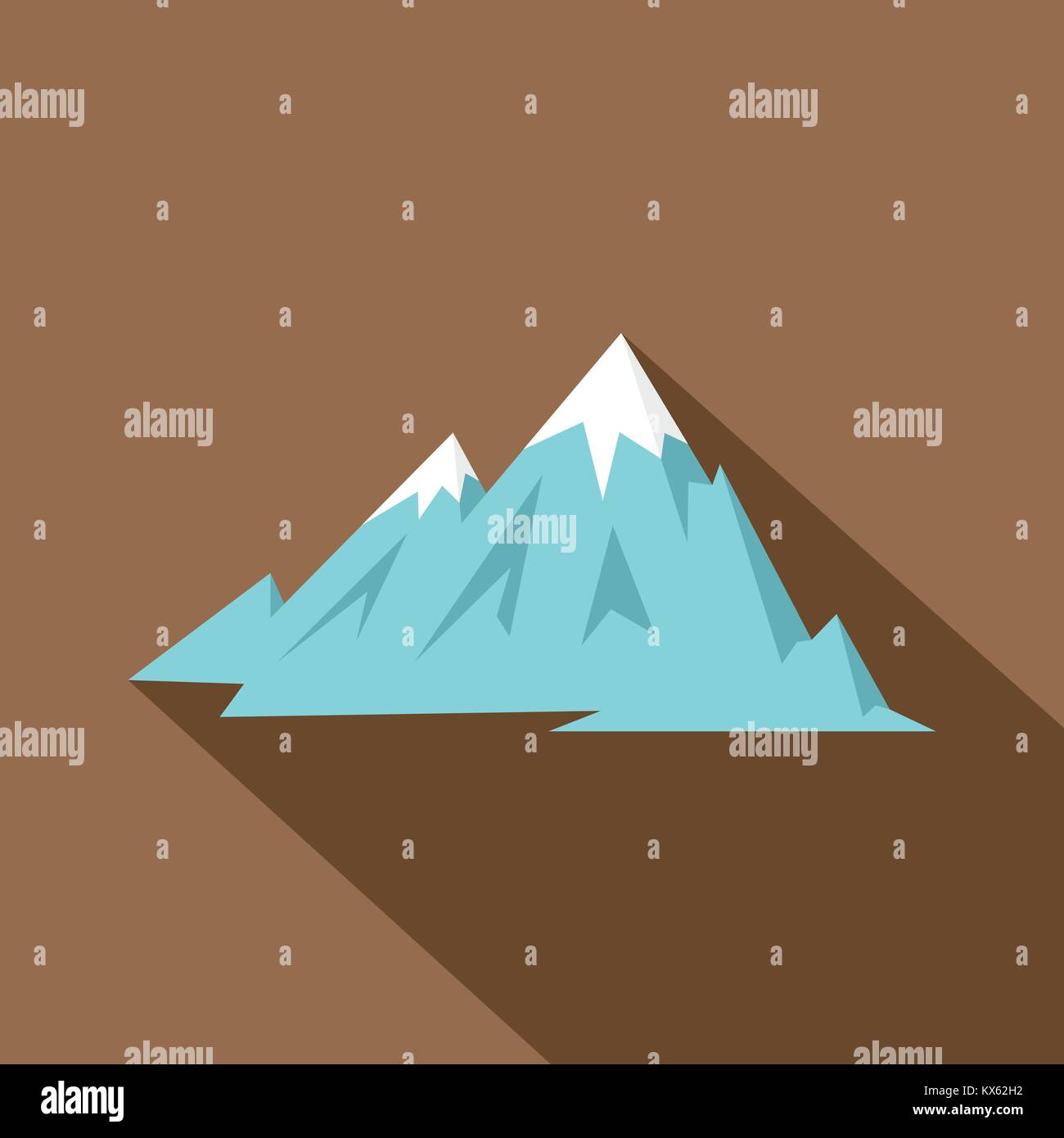 Rocky Mountains icon, flat style Stock Vector Image & Art - Alamy