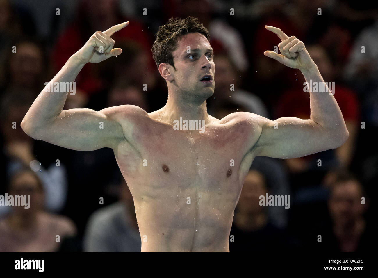 Luca DOTTO ITA Gold Medal 100 freestyle Men Copenhagen 17-12-2017 Royal ...