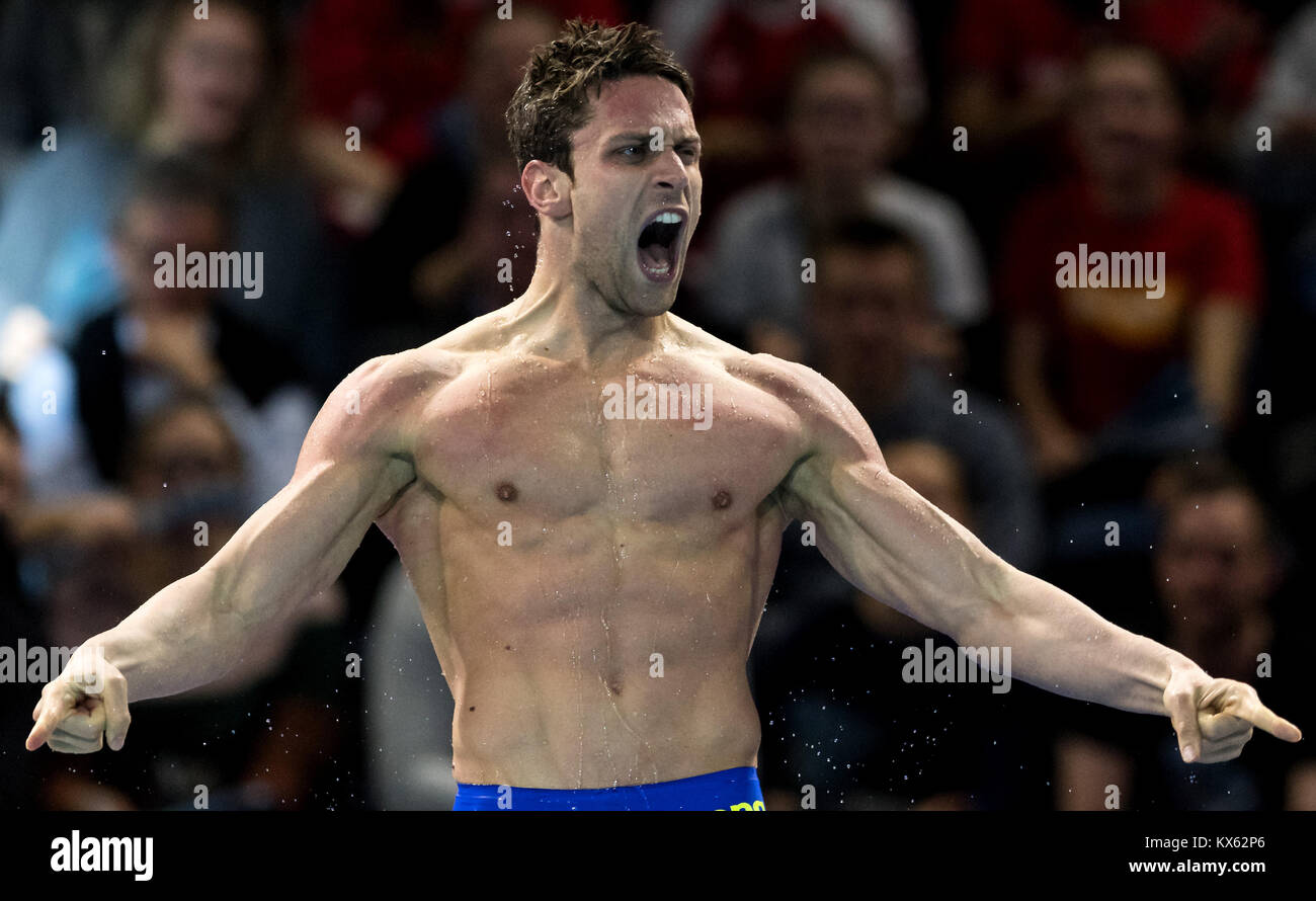 Luca DOTTO ITA Gold Medal 100 freestyle Men Copenhagen 17-12-2017 Royal ...