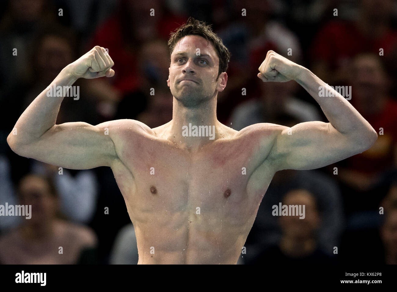 Luca DOTTO ITA Gold Medal 100 freestyle Men Copenhagen 17-12-2017 Royal ...