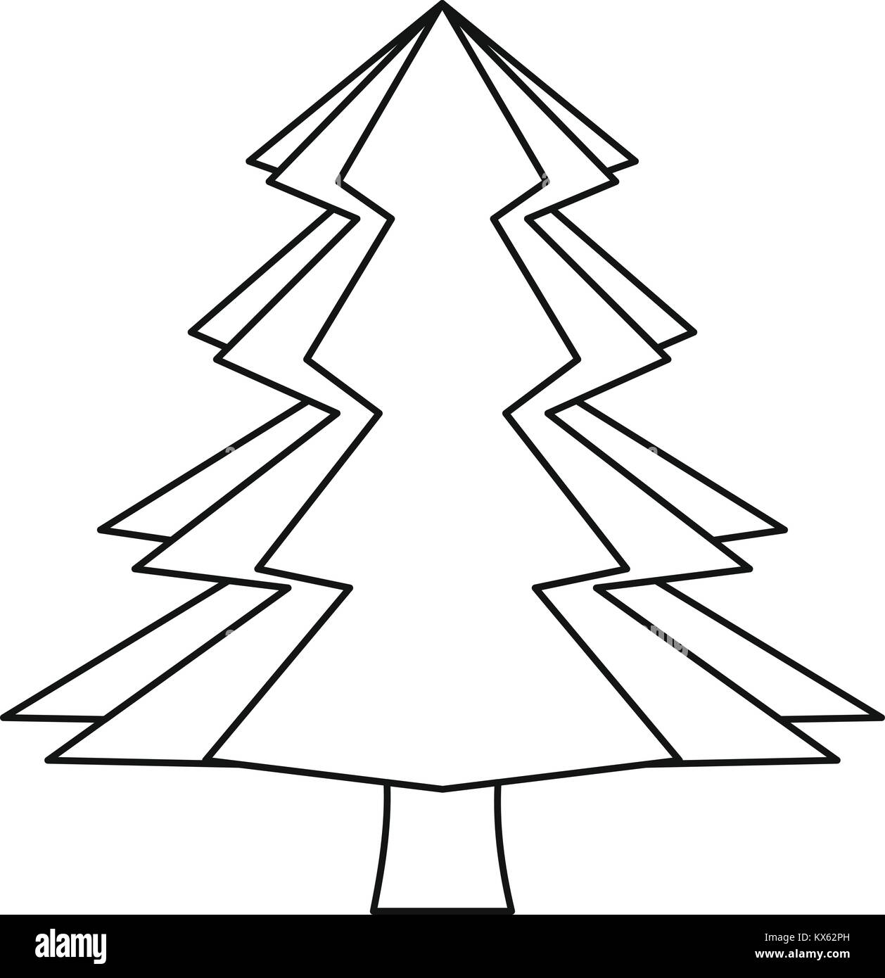 Large spruce tree Black and White Stock Photos & Images - Alamy